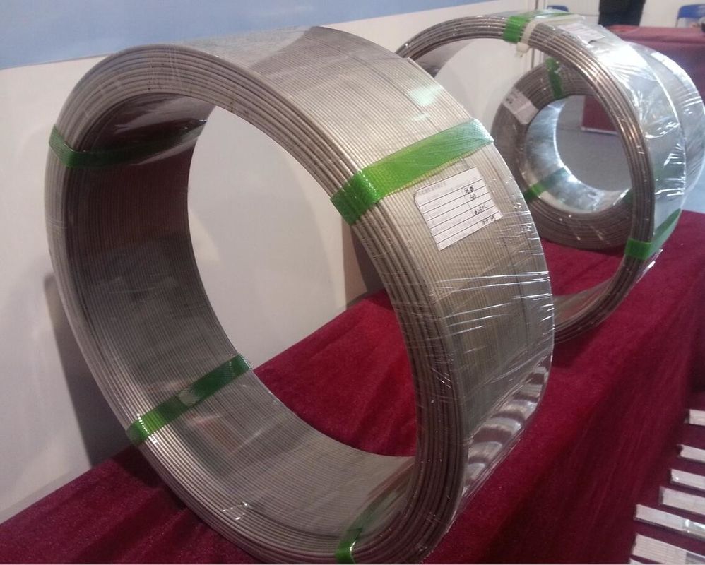 Fio de soldadura Dia2mm do titânio de AWS A5.16 na superfície polonesa dos fios ASTM B863 da bobina