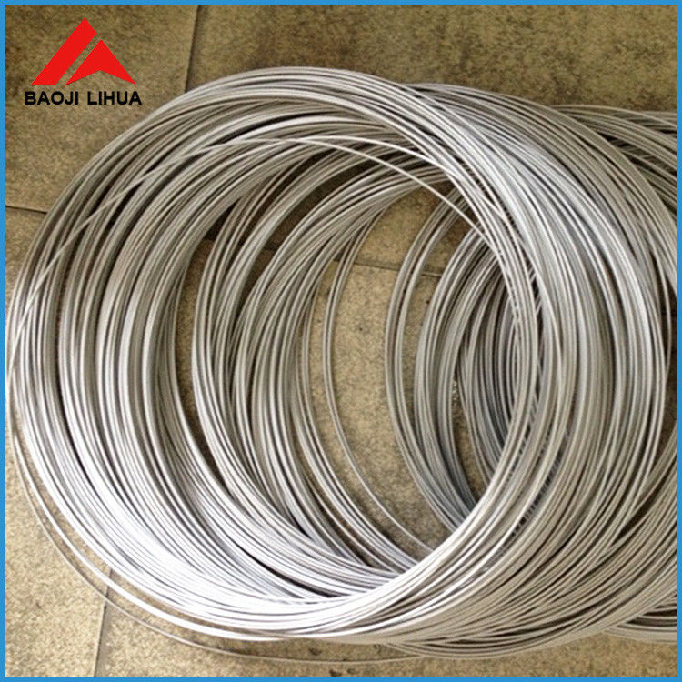 Fio de soldadura Dia2mm do titânio de AWS A5.16 na superfície polonesa dos fios ASTM B863 da bobina